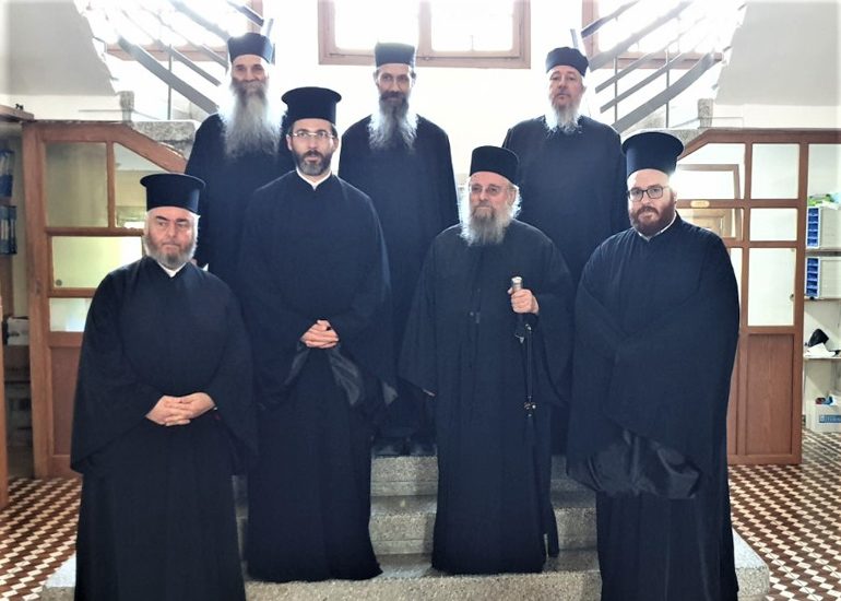 Επίσκεψη κληρικών του Οικουμενικού Πατριαρχείου στο Άγιο Όρος