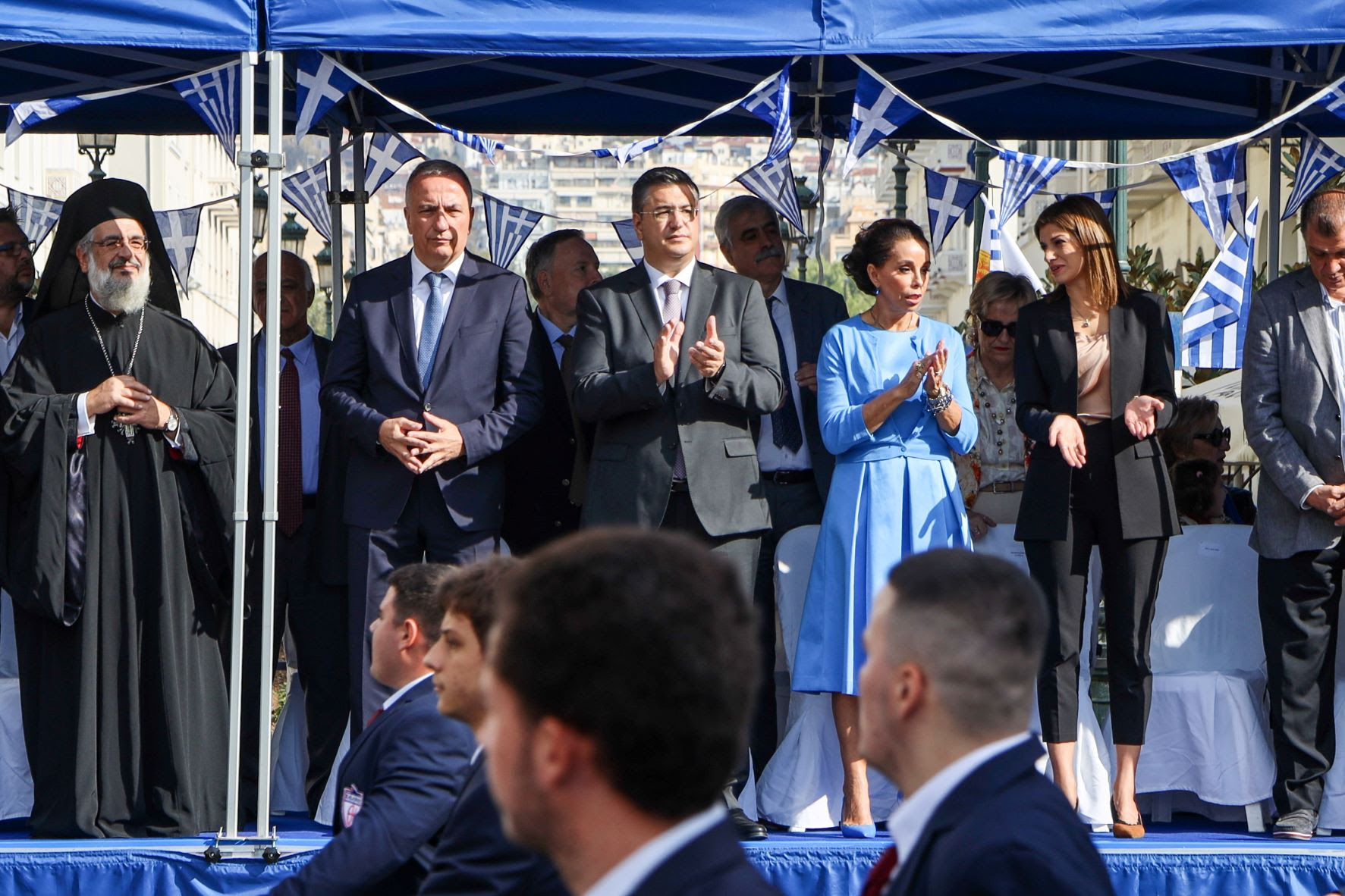 Δήλωση του Απόστολου Τζιτζικώστα μετά το τέλος της μαθητικής παρέλασης ...